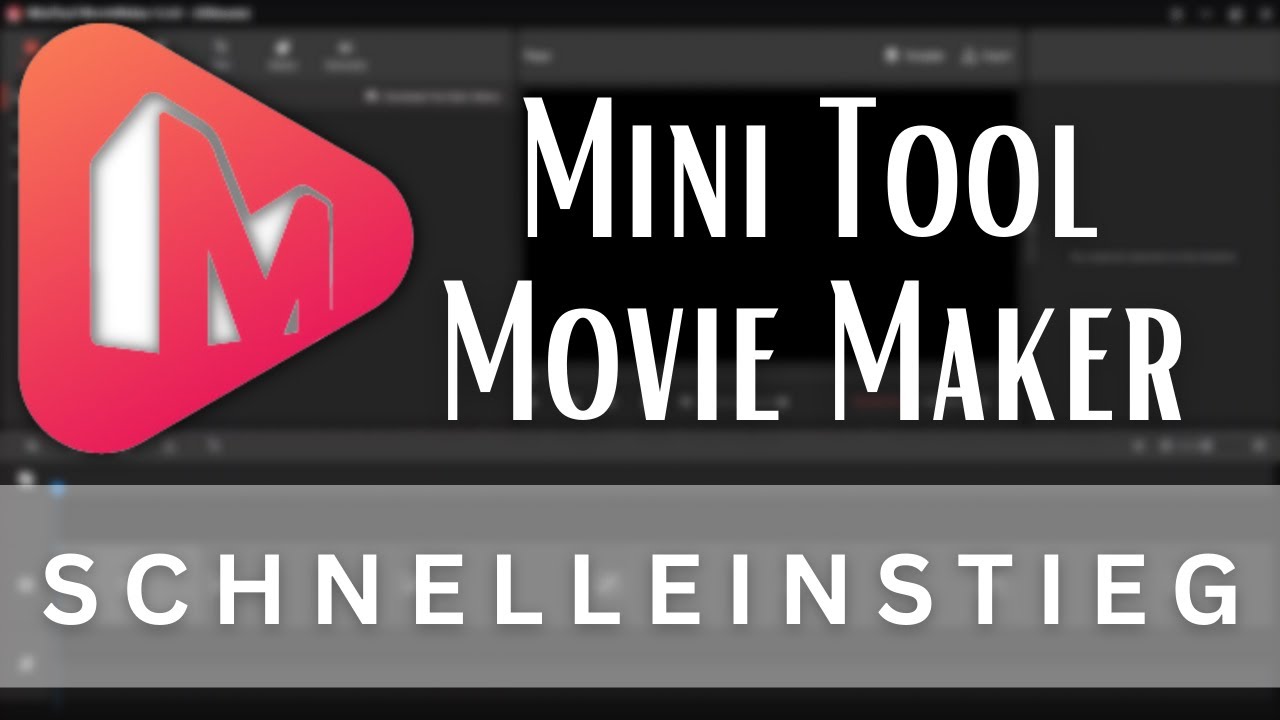 MiniTool Movie Maker Schnelleinstieg Tutorial deutsch - YouTube