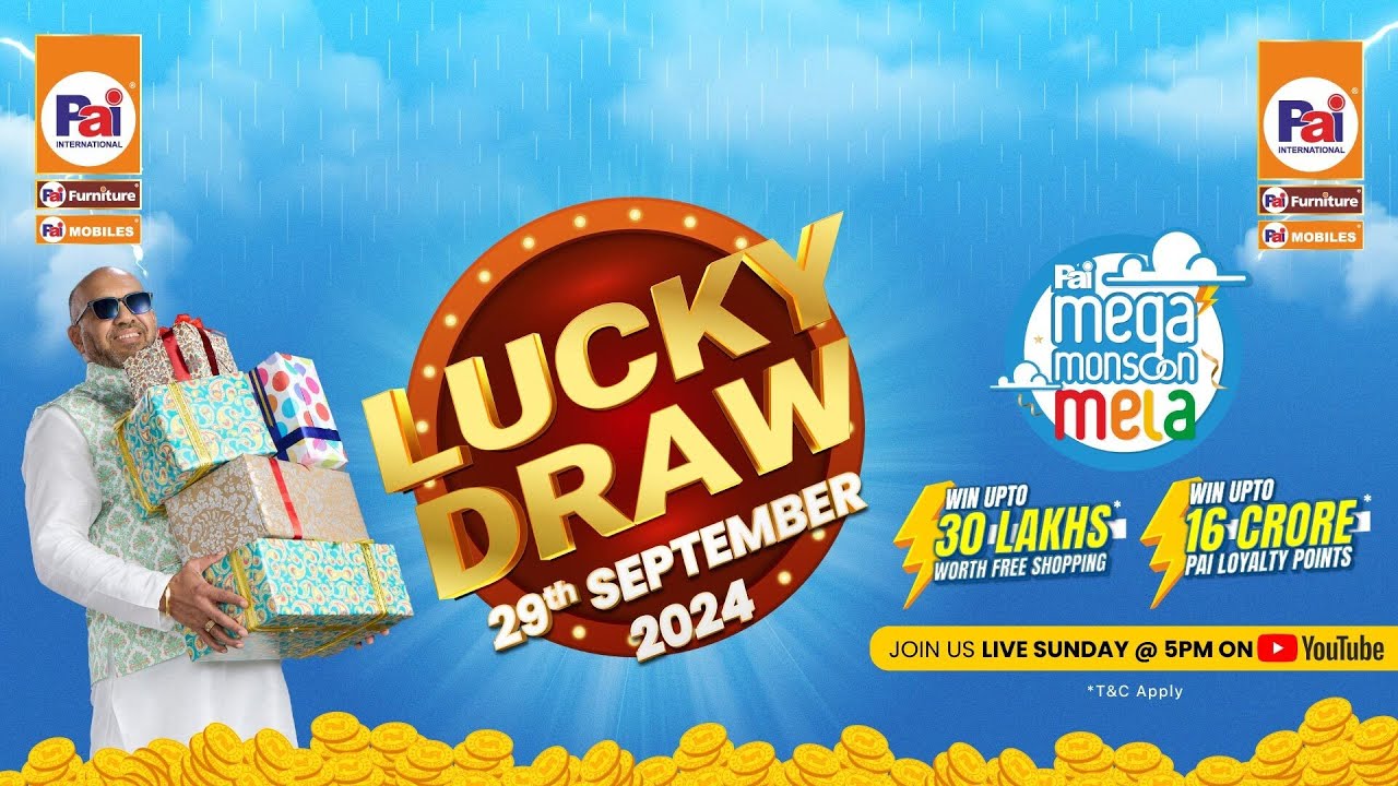 MEGA MONSOON MELA 2024 | LIVE DRAW EVENT | PAI INTERNATIONAL - YouTube