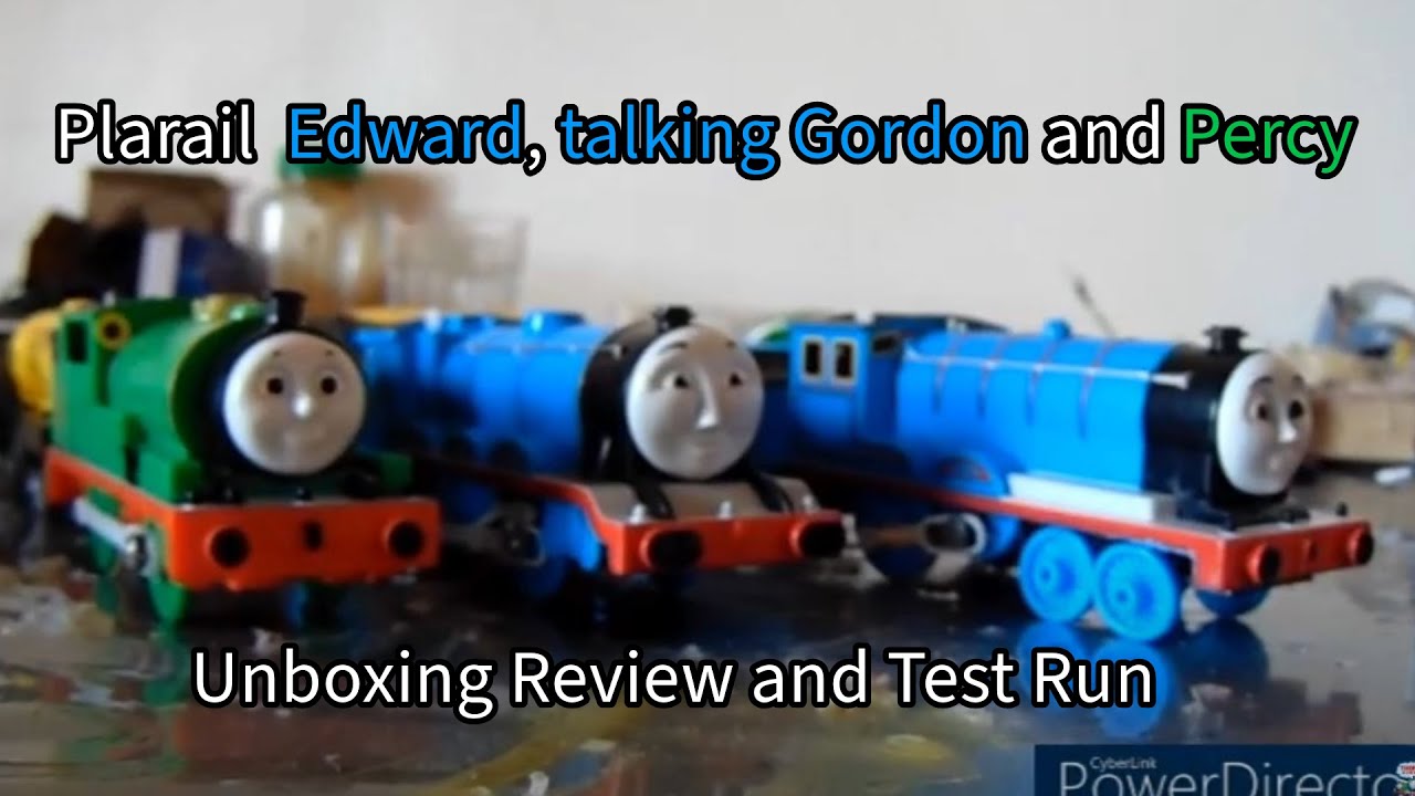 Plarail Edward, talking gordon and percy Unboxing Review and Test Run ...