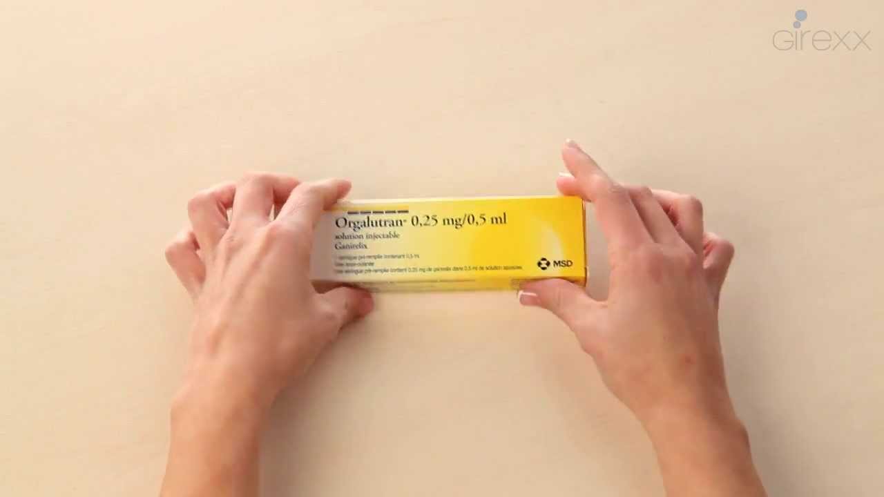 ORGALUTRAN Self-administration - YouTube