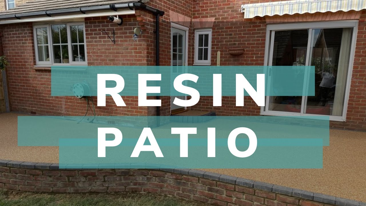 Resin Patio & Steps - YouTube