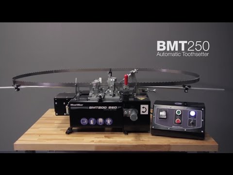 BMT250 Automatic Tooth Setter in Action | Wood-Mizer - YouTube