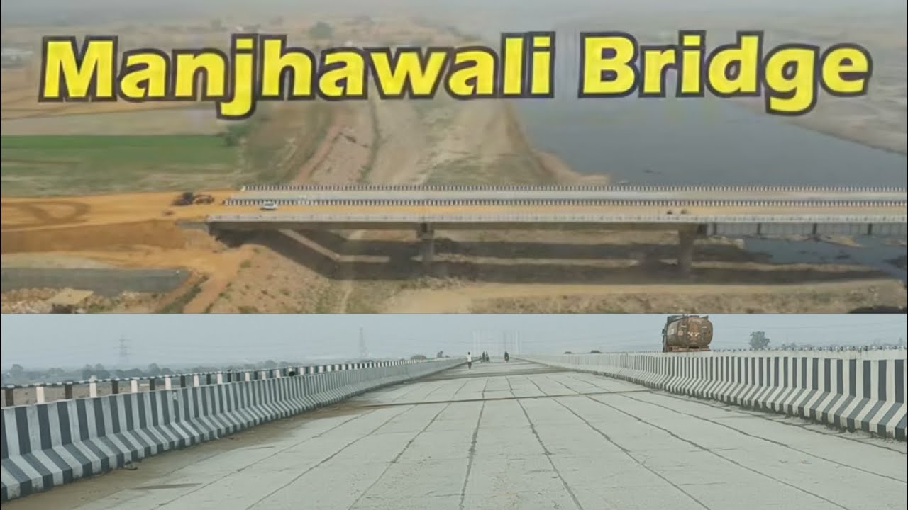 Faridabad : Manjhawali Bridge Update - 2 after 2.5 Months - YouTube