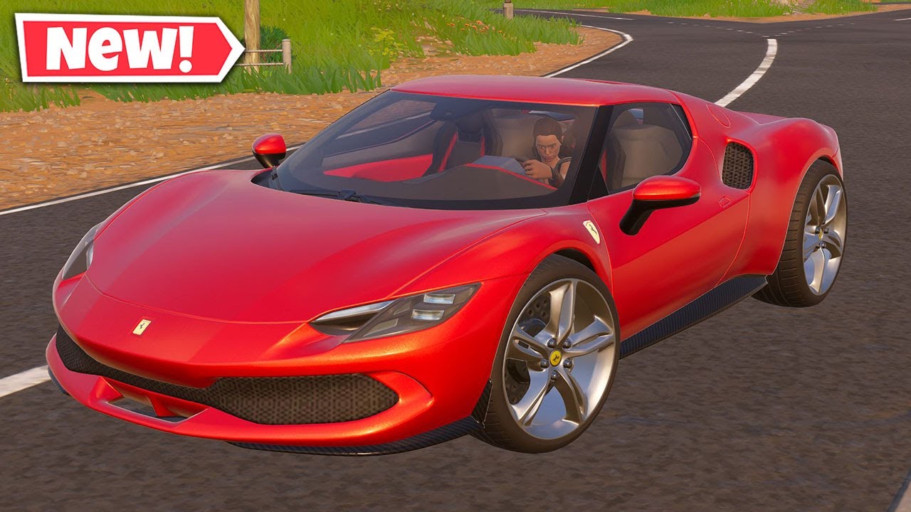 NEW FERRARI 296 GTB Bundle Gameplay In Fortnite! - YouTube