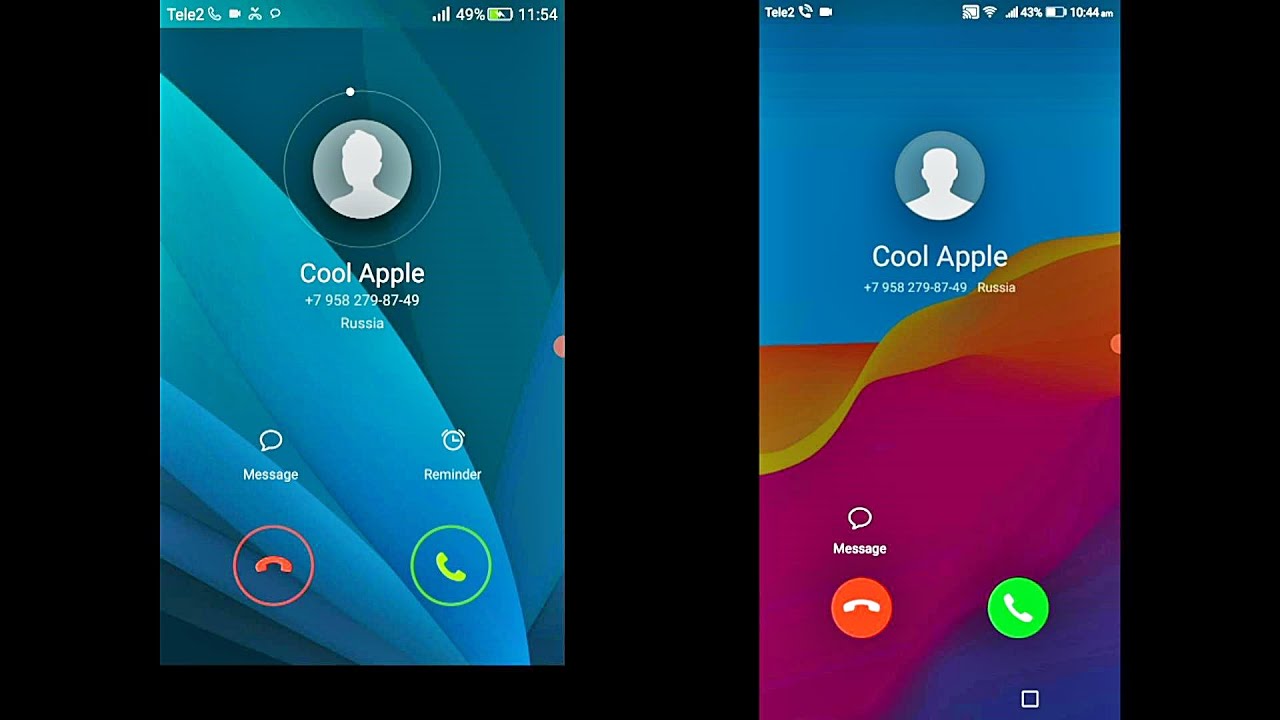 Mix HONOR 6 vs 7A Pro screen recordings calls / Incoming call - YouTube
