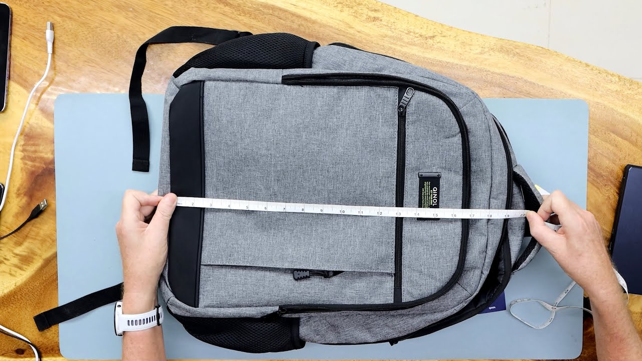 QINOL Extra Large Travel Backpack. Full Review - YouTube
