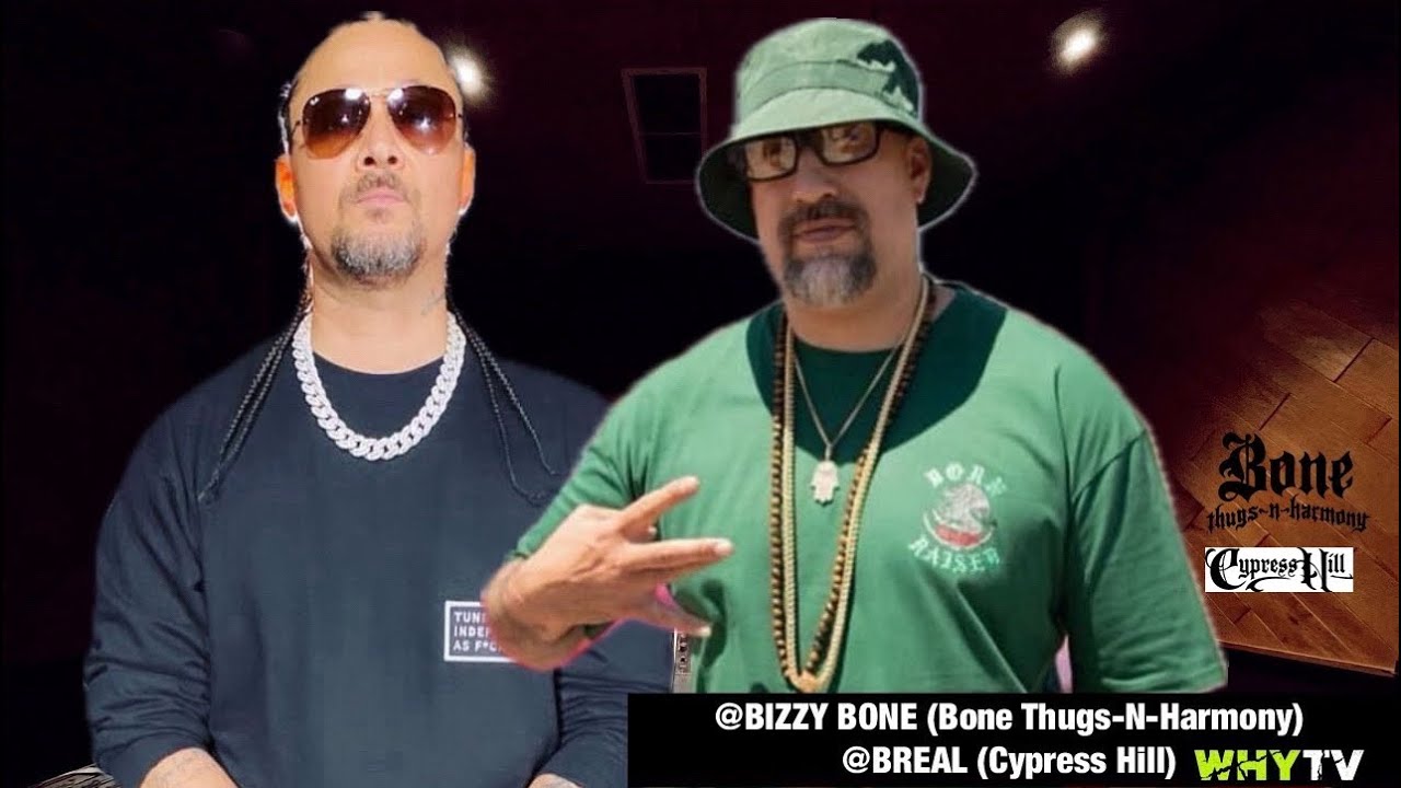 Bizzy Bone Of Bone Thugs-N-Harmony And B Real Of Cypress Hill Recording ...