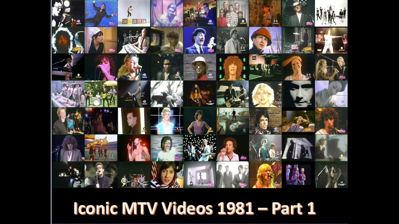 Iconic MTV Videos 1981 - Part 1 (Fixed) - YouTube