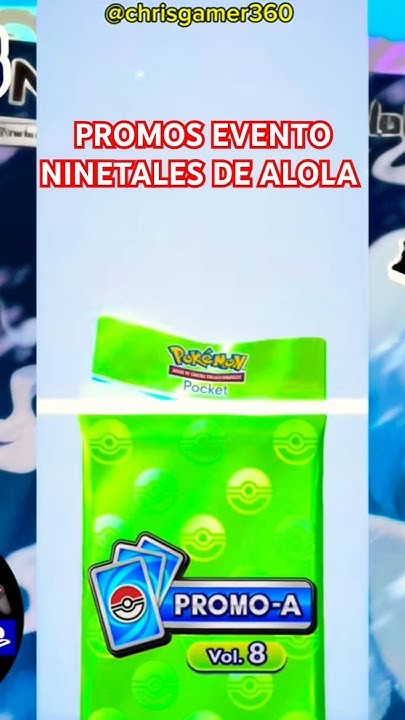 Esto salió Abriendo sobres de PROMO Evento Ninetales de Alola Pokémon TCG Pocket - YouTube