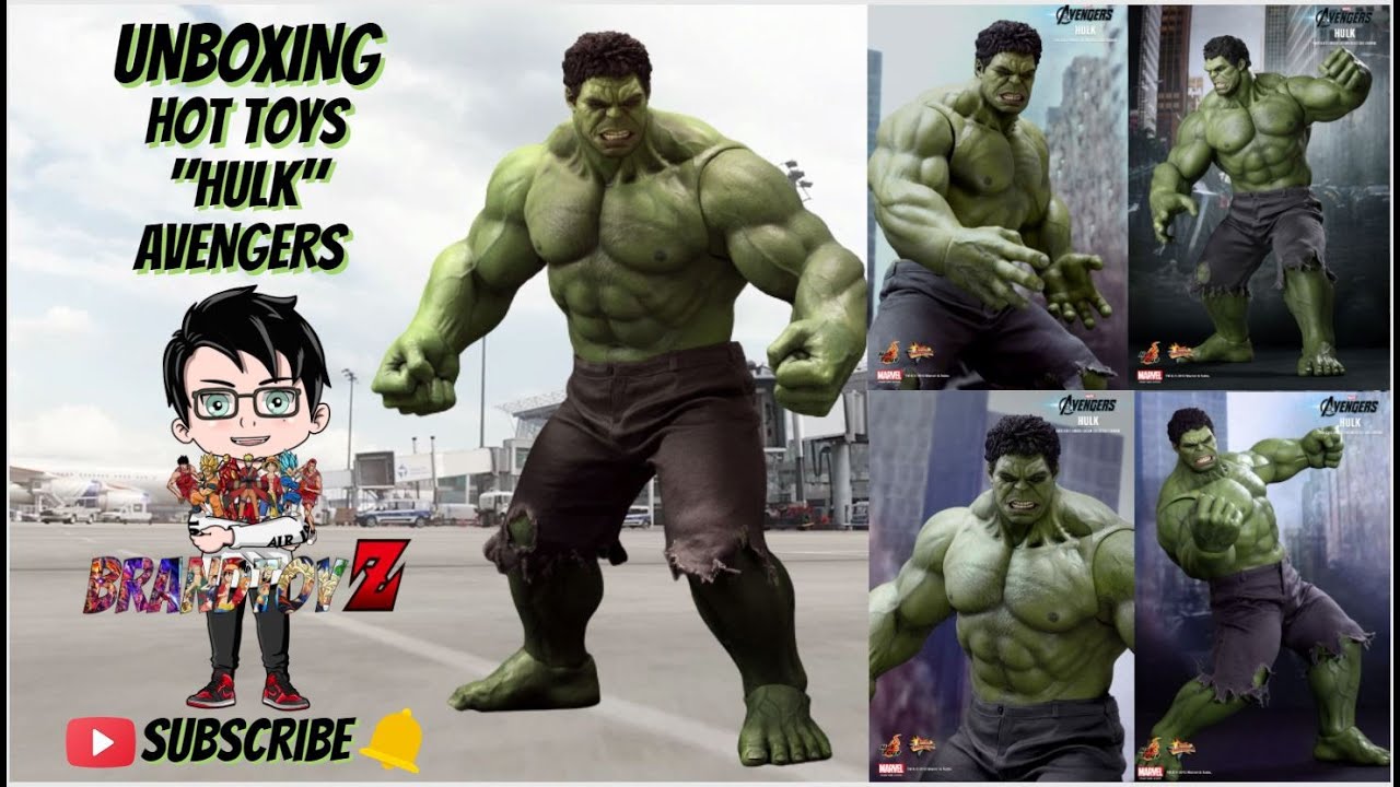 HULK FIGHT SCENE | AVENGERS MMS186 | UNBOXING | HOT TOYS AVENGERS HULK ...