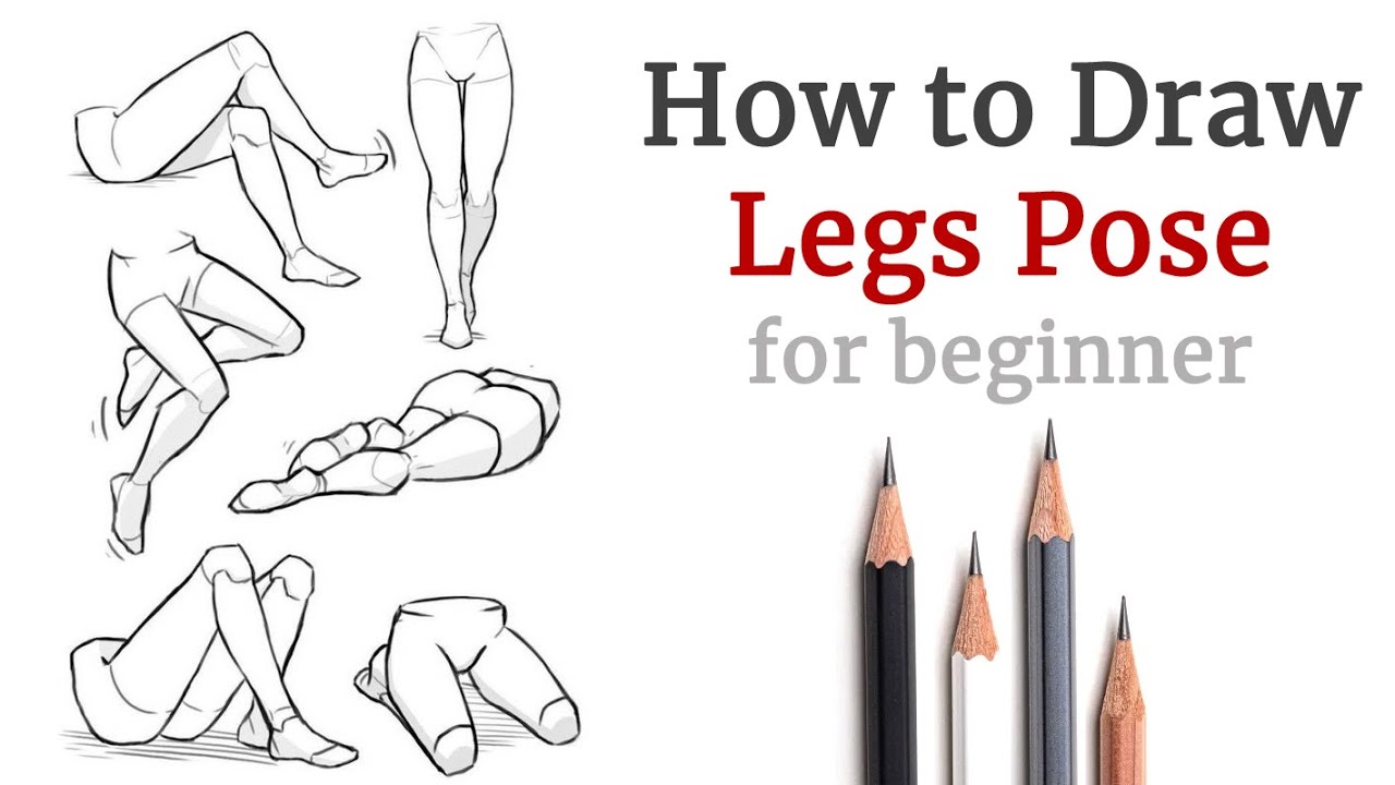 How to Draw Legs Pose for beginner - YouTube