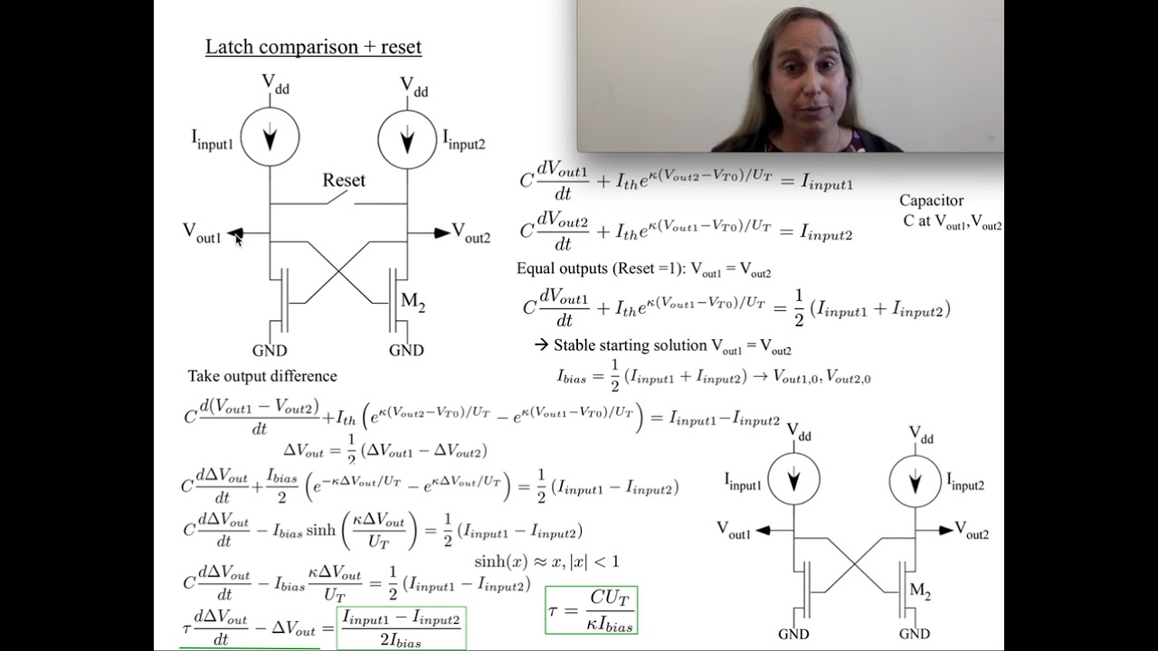 Mathematical Modeling for a Latched Comparator Stage - YouTube