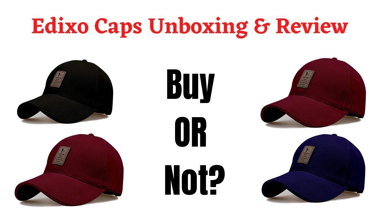 Edixo Unisex Caps Unboxing & Review | Amazon Bestseller | Good Quality ...