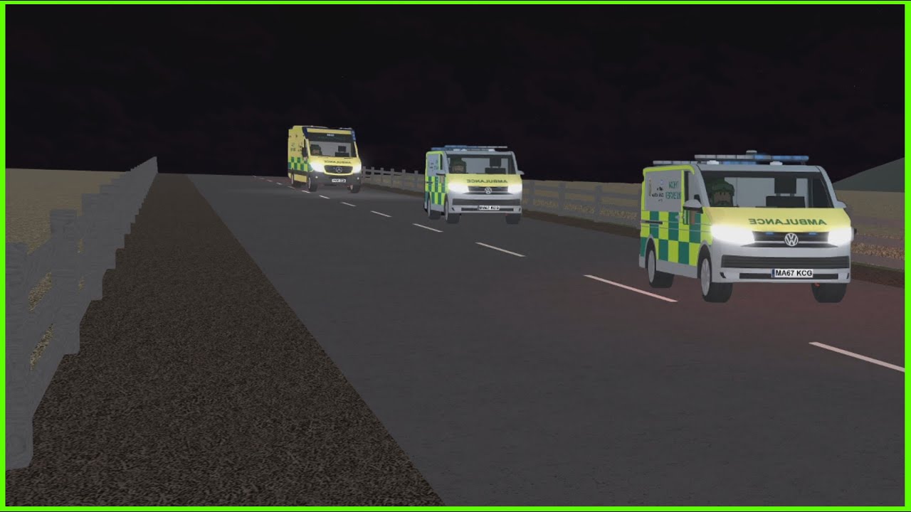 3x HART Vans Responding - NWAS Hazardous Area response Team (Roblox ...