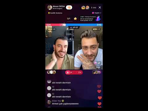 Kısmetse Olur Ahmet Fatsa Burak Genç Tiktok Canlı Yayın