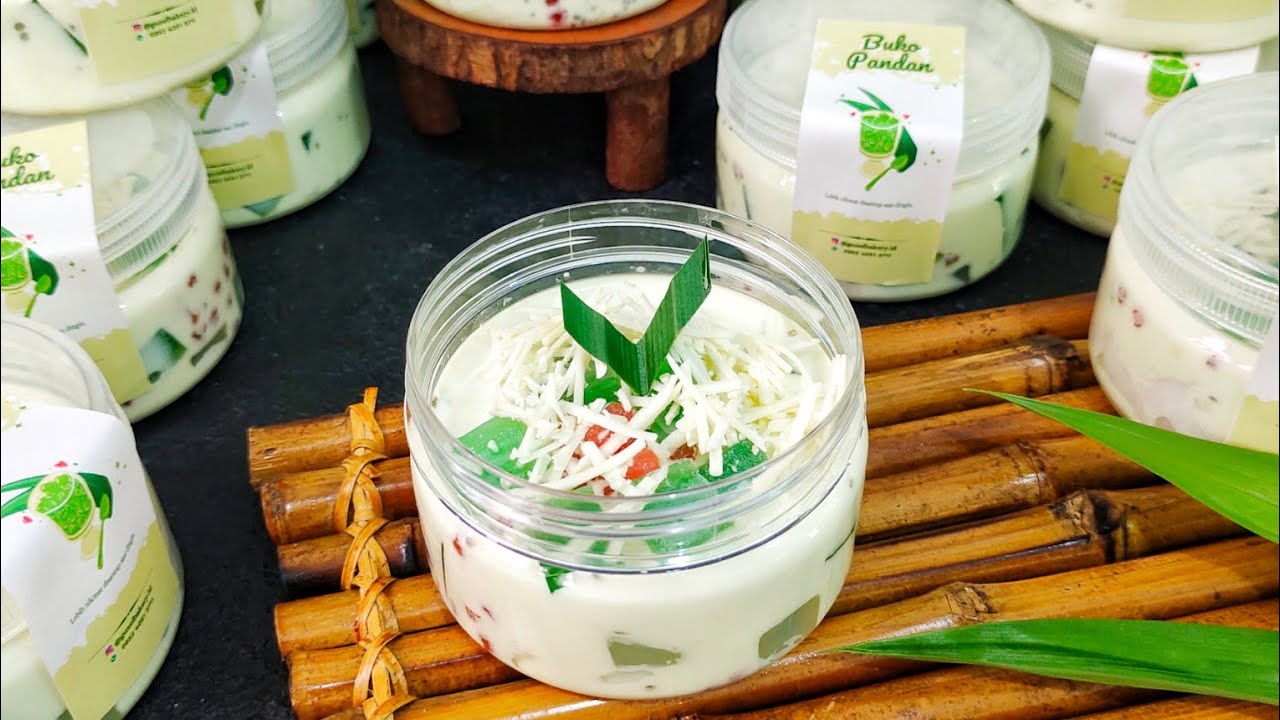 Cara membuat Buko Pandan dengan mudah dan cepat. Minuman Ala Filipina ...