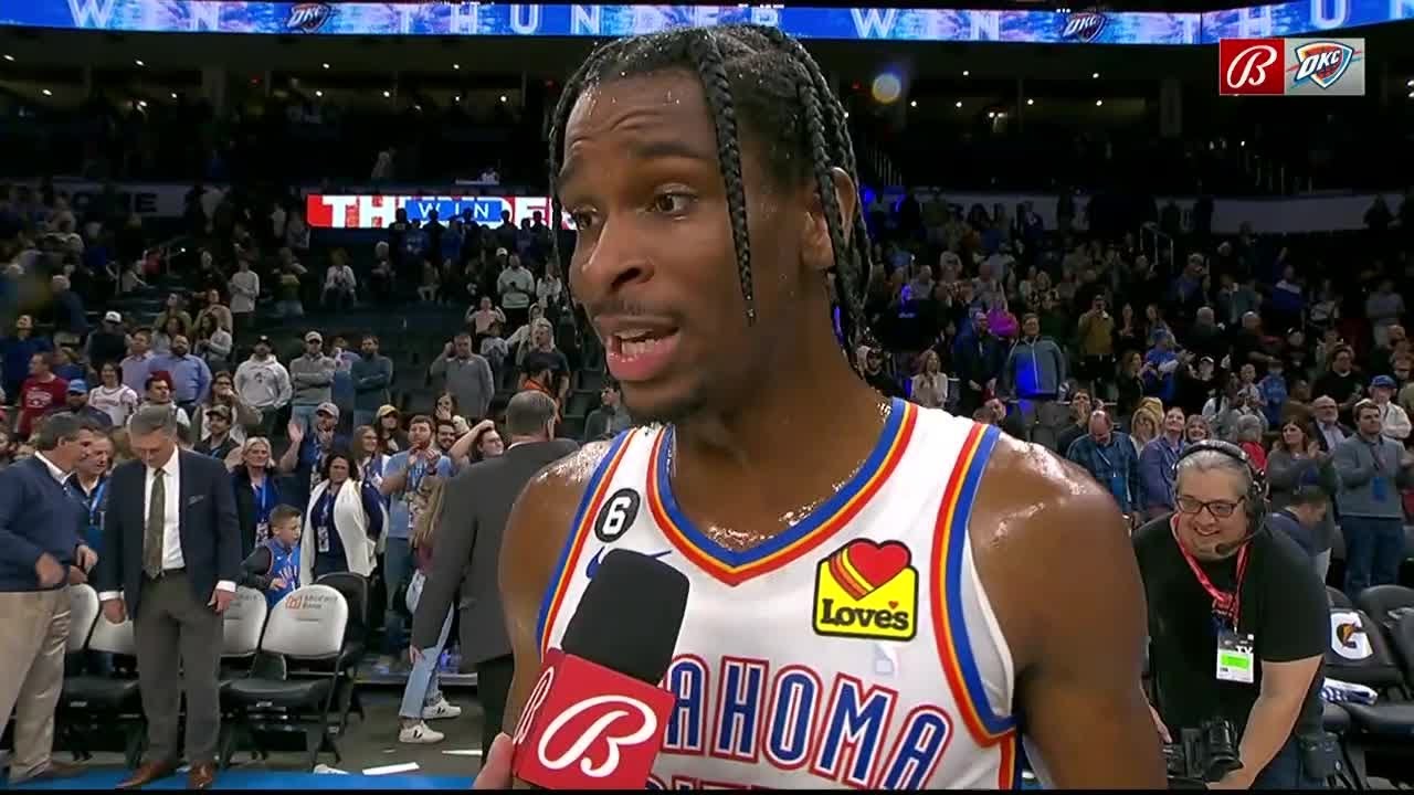 SGA on GAME WINNER: That's a shot I work on pregame | NBA on ESPN - YouTube