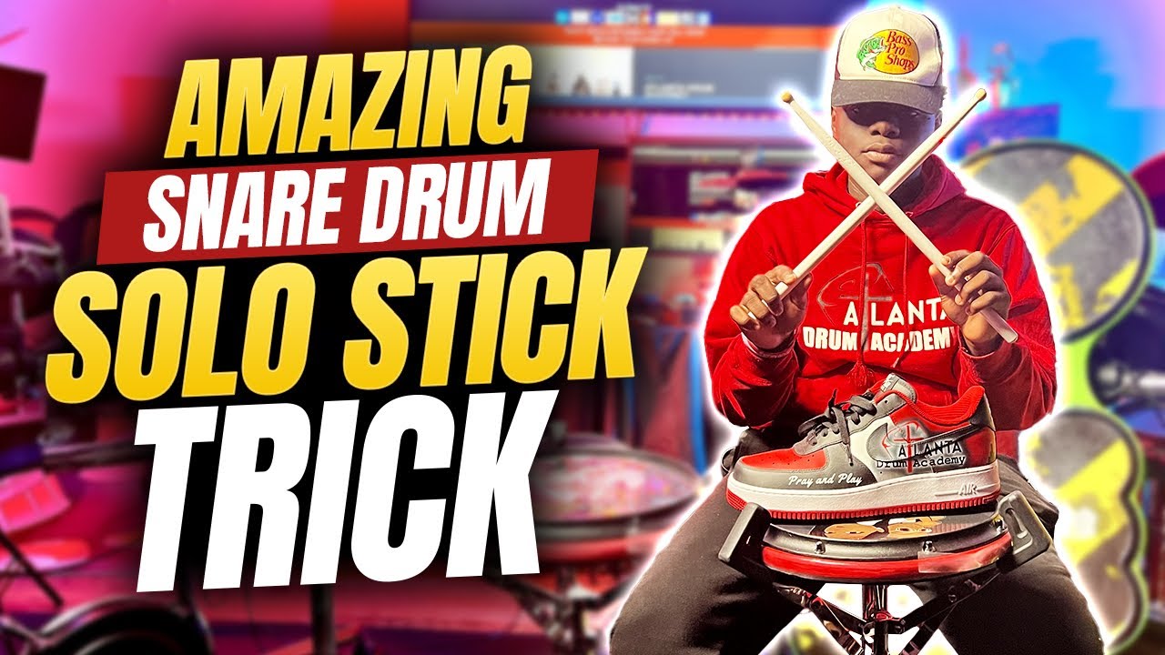 AMAZING SNARE DRUM SOLO STICK TRICK - Learn How to Do It Quick! - YouTube