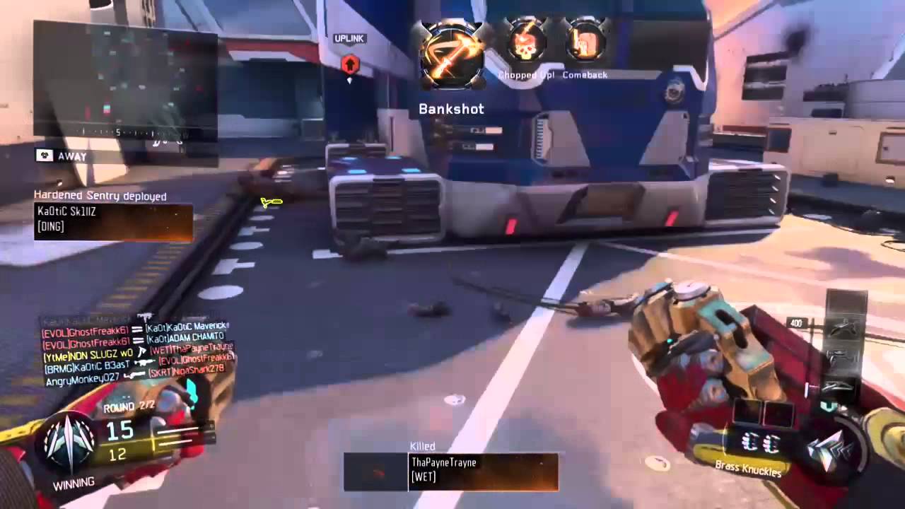 BO3 DLC SKYJACK BANK OFF MEDAL RAILING ON BALCONY ;) - YouTube