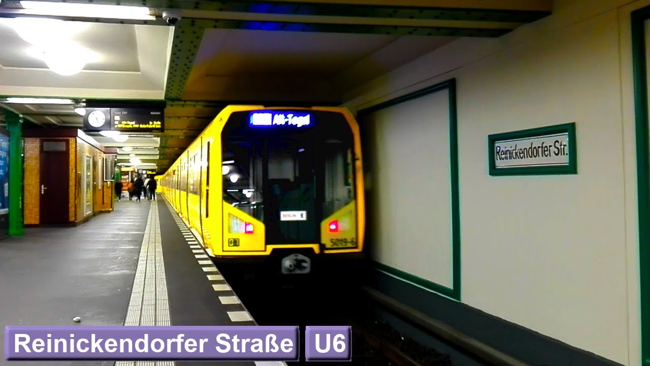 Reinickendorfer Straße | Line U6 : Berlin U-Bahn ( BVG H - F84 ) - YouTube