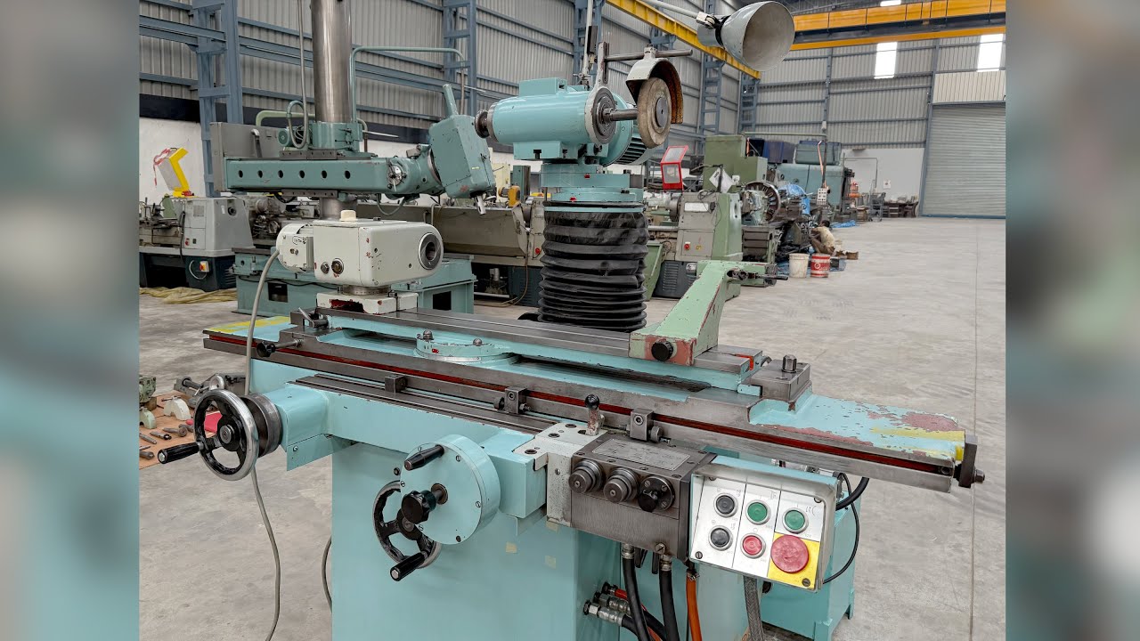 TOS (Czech) BN-102-C Hydraulic Tool & Cutter Grinder - with Cylindrical ...