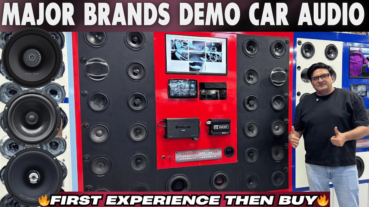 FIRST IN NORTH INDIA | DEMO CAR AUDIO | MUSWAY, DB DRIVE, AUDIO CIRCLE ...