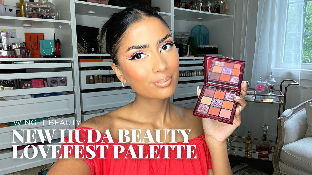 NEW HUDA BEAUTY LOVEFEST OBSESSIONS PALETTE | CUT CREASE TUTORIAL ...