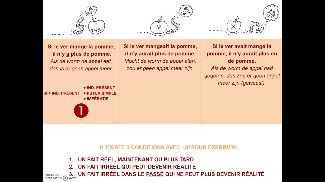 La condition ou l'hypothèse avec 'si' - YouTube