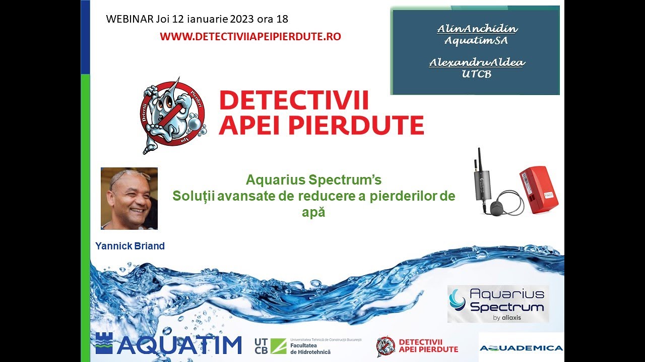 AQUARIUS SPECTRUM solutii moderne pentru reducerea pierderilor de apa ...