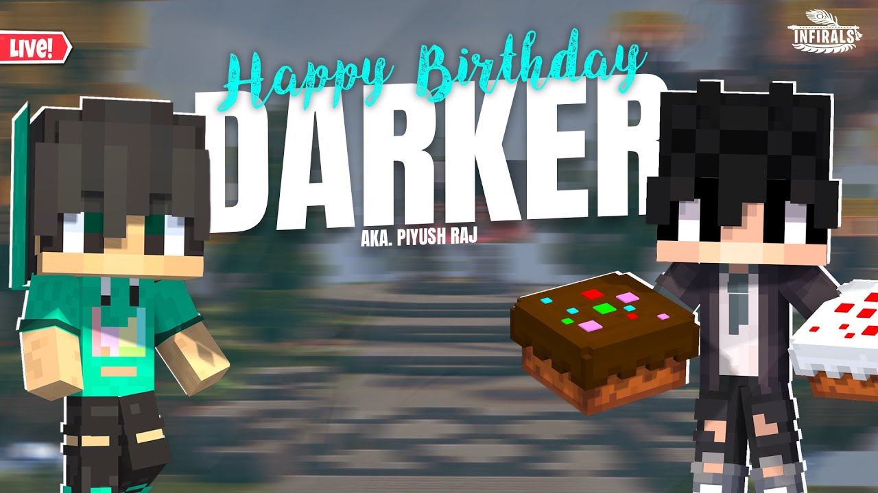 HBD @Dark_Radian 🛑 Minecraft Live Public & Lifesteal Smp | 24/7 Public ...