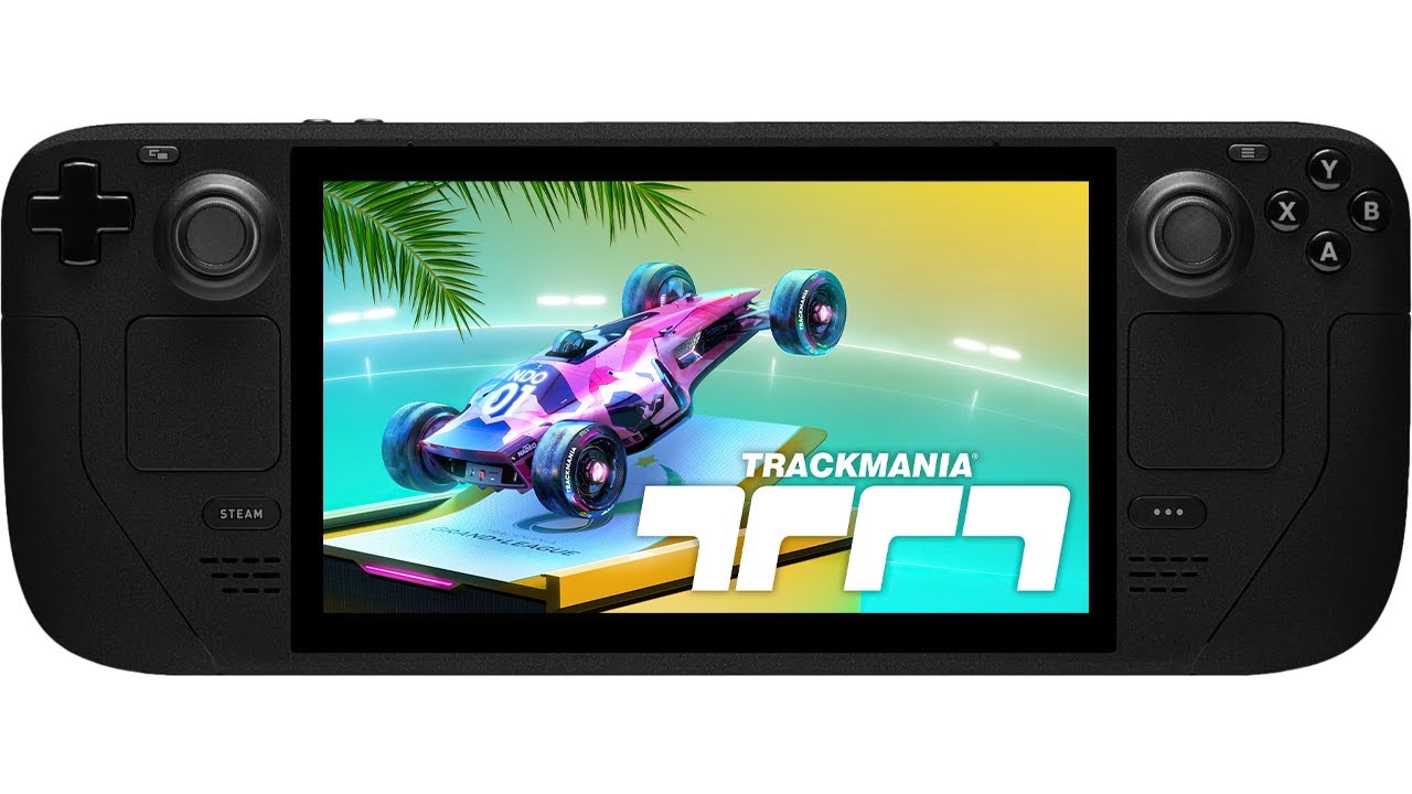Trackmania on Steam deck benchmark - YouTube