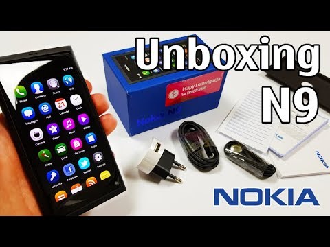 Nokia N9 Unboxing 4K with all original accessories Nseries RM-696 review N9-00