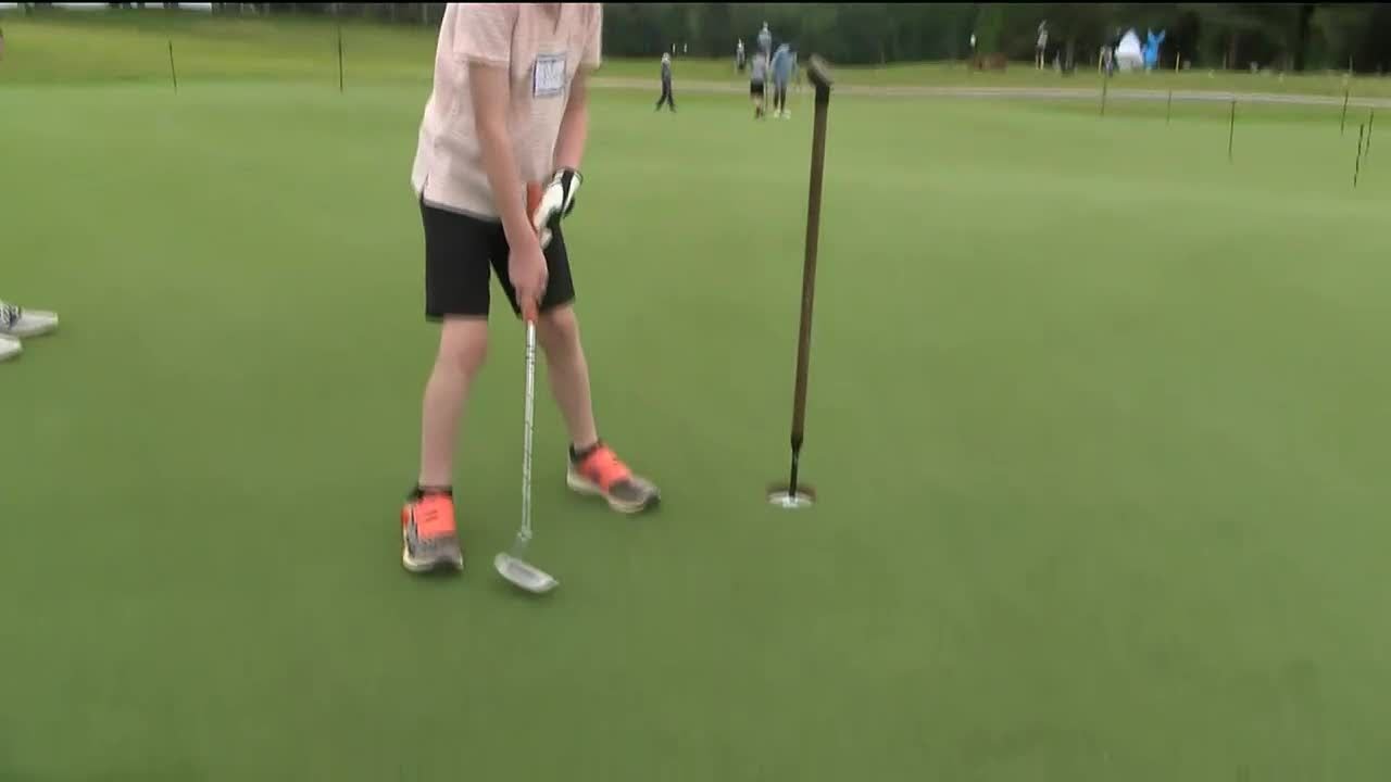 Kids learning life lessons, golf through First Tee - YouTube