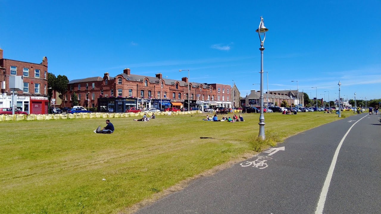 4K | Walking in Clontarf Seafront and Clontarf Village | DJI Pocket 2 ...