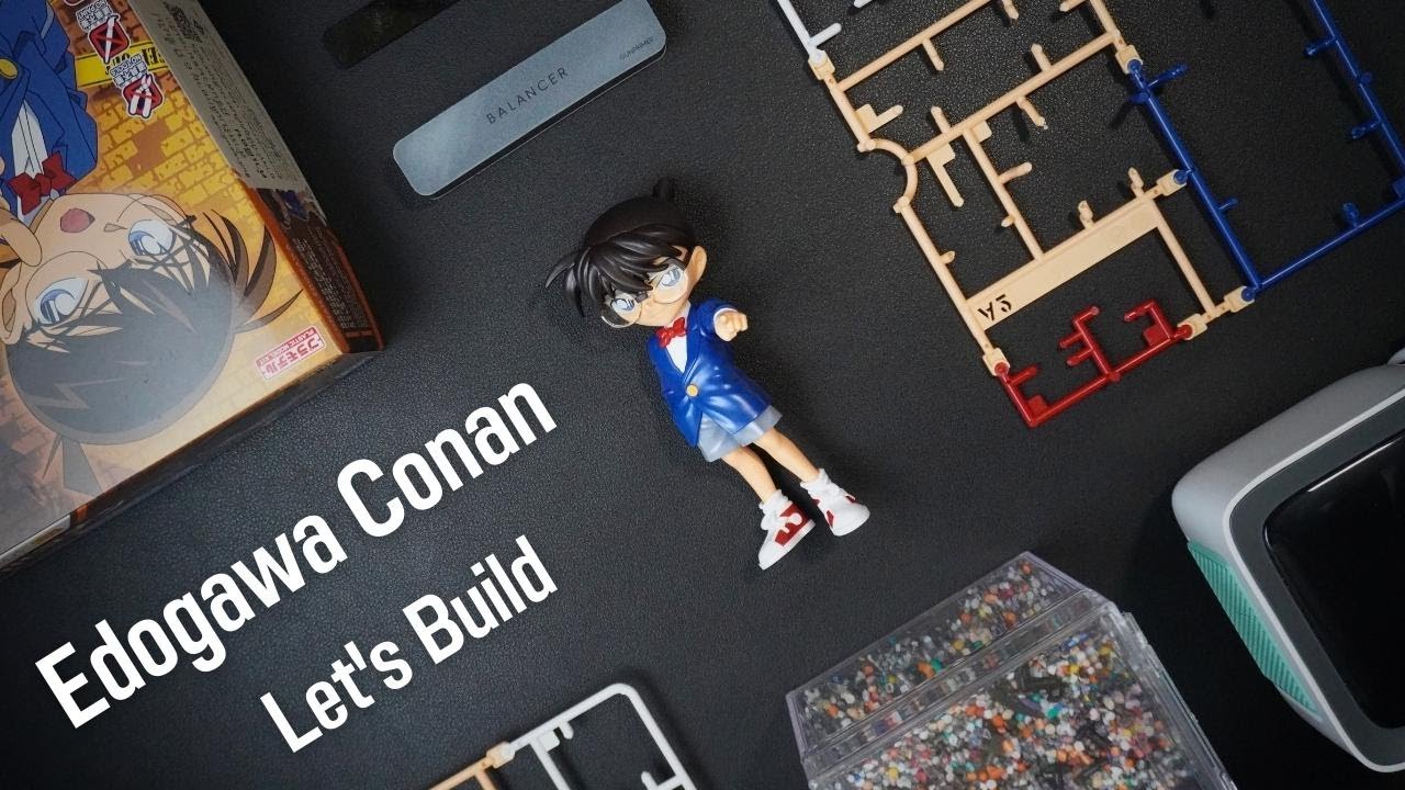 Bandai Entry Grade - Edogawa Conan | ASMR Build - YouTube