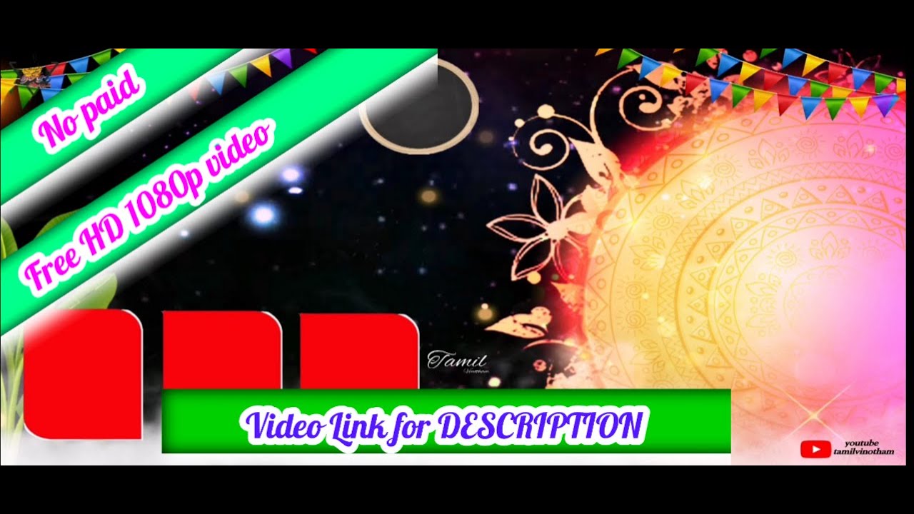 Wedding new background video part 431 tamil vinotham creators - YouTube