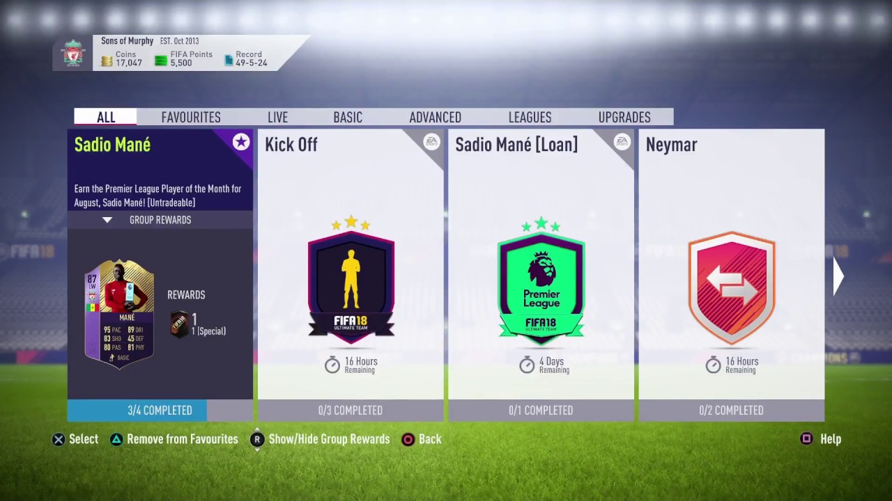 Unlocking Mane POM Fifa 18 | FUT - YouTube