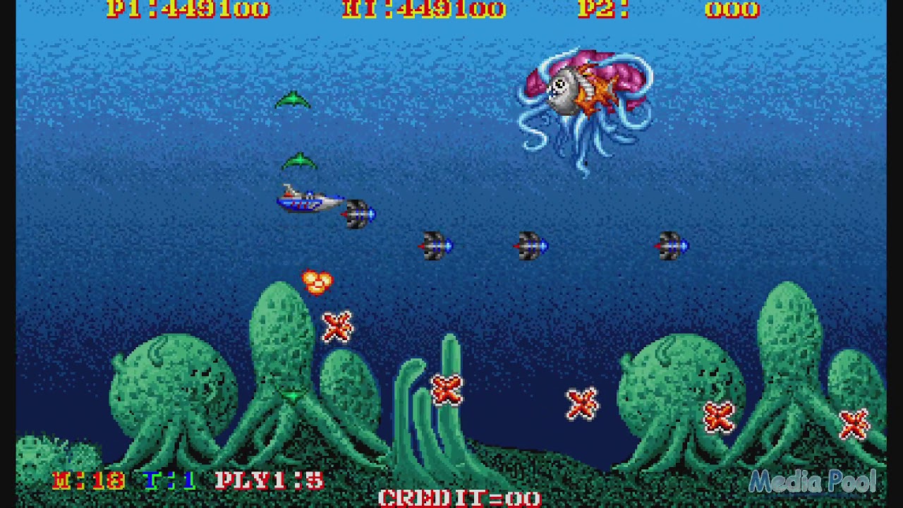 Turtle Ship (Arcade) Playthrough longplay retro video game - YouTube