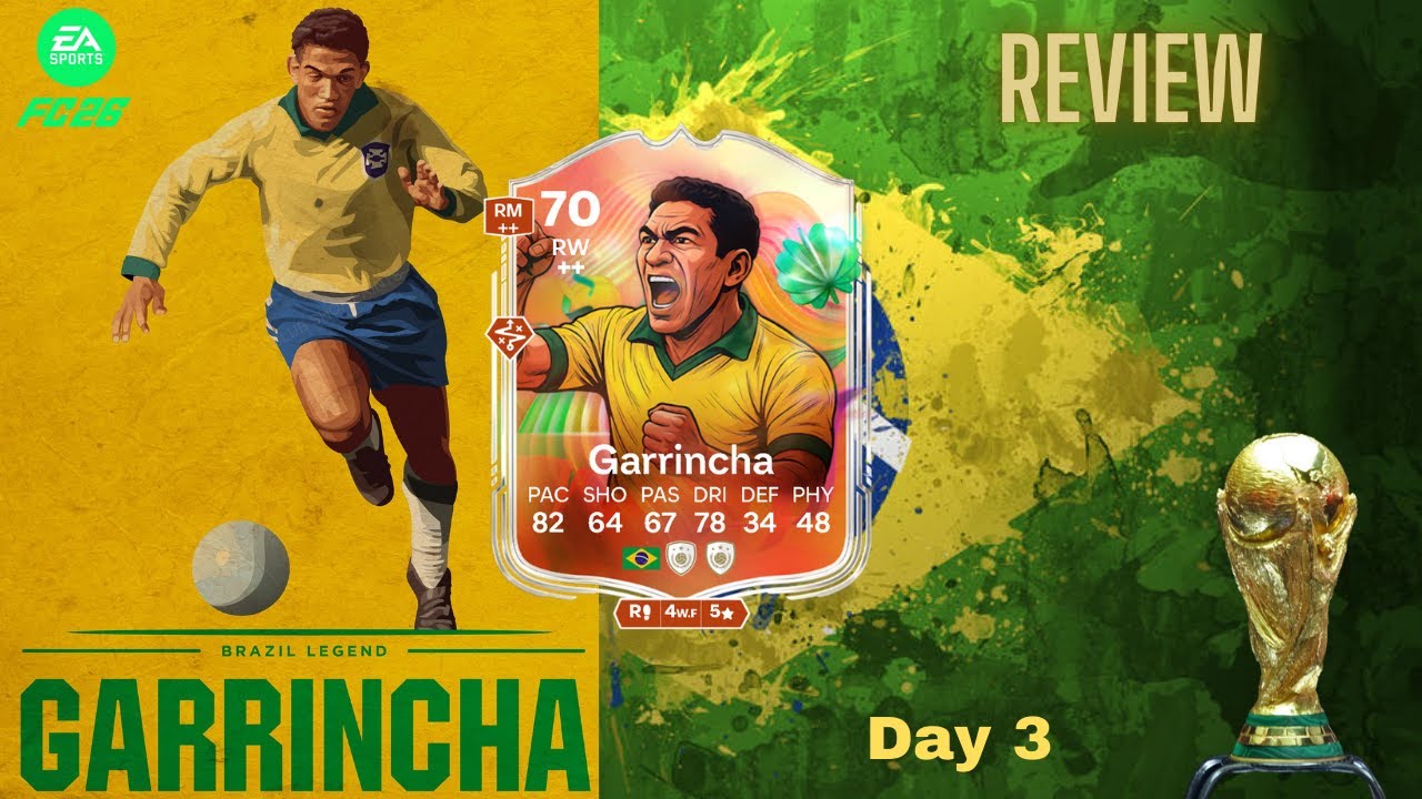 Fc 26 Silver Icon Garrincha Review! He's actually amazing!! - YouTube