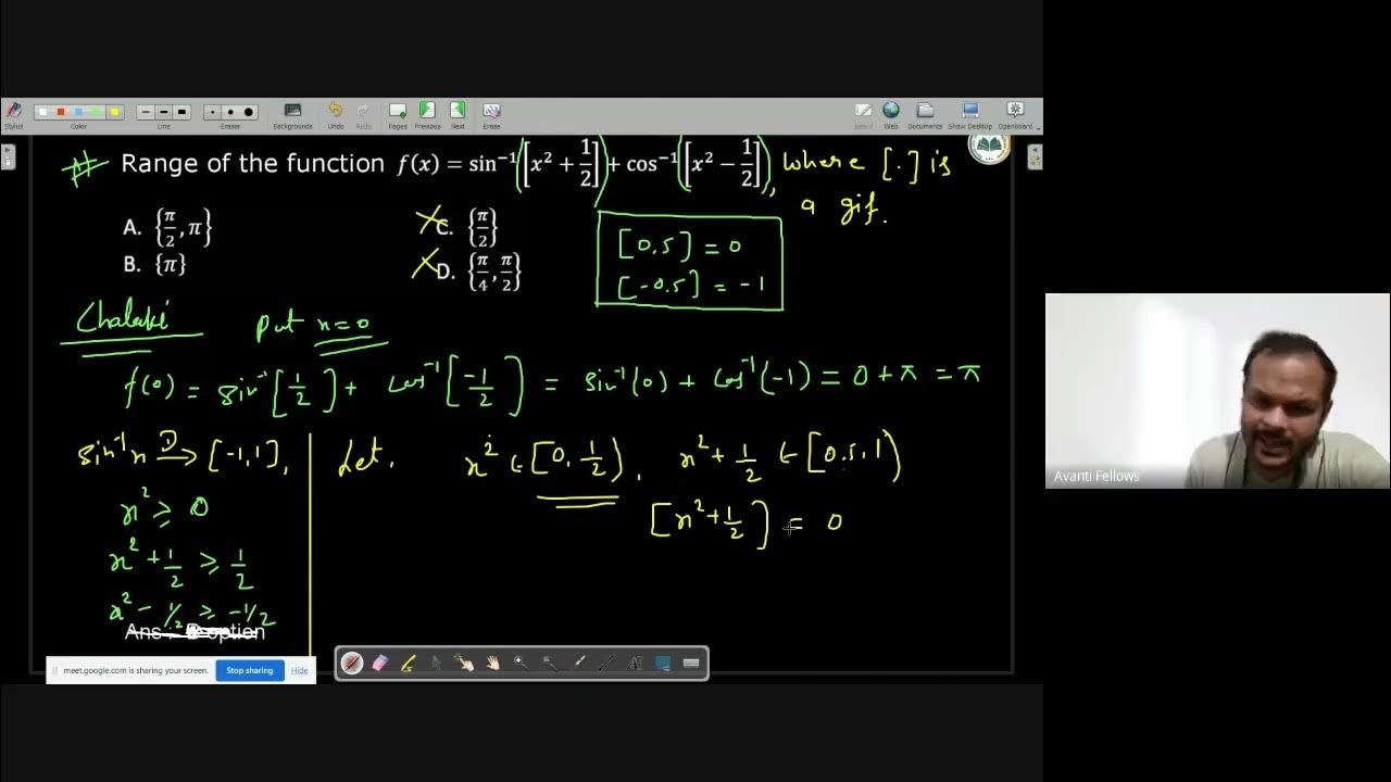 Inverse Trigonometric Functions L4 Properties of ITF | 12th JEE Math ...