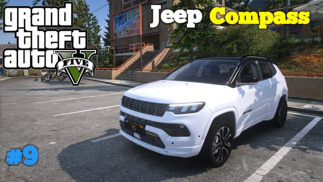 GTA 5 || JEEP COMPASS 2023 OFF-ROADING TEST MOUNT CHILIAD || JEEP ...