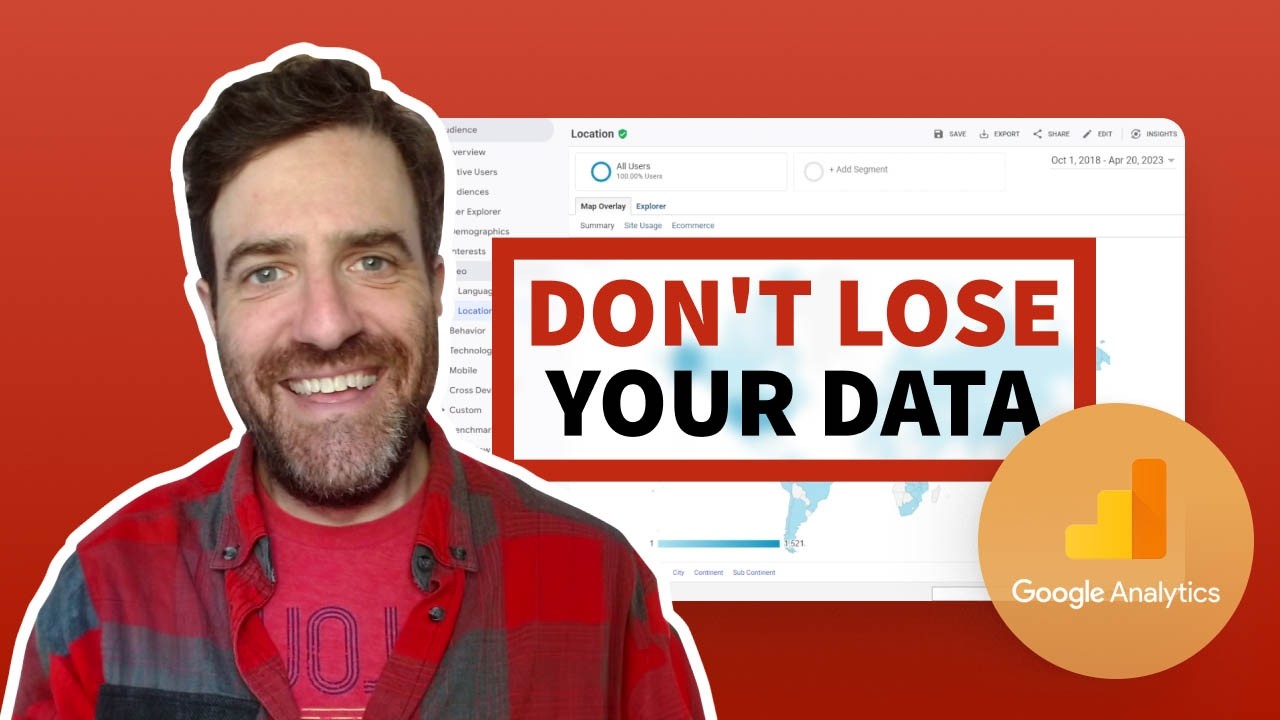 Export Universal Analytics Data Before It's Deleted - YouTube