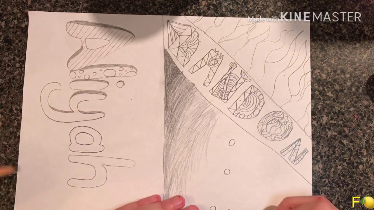 Drawing with my cousin - YouTube