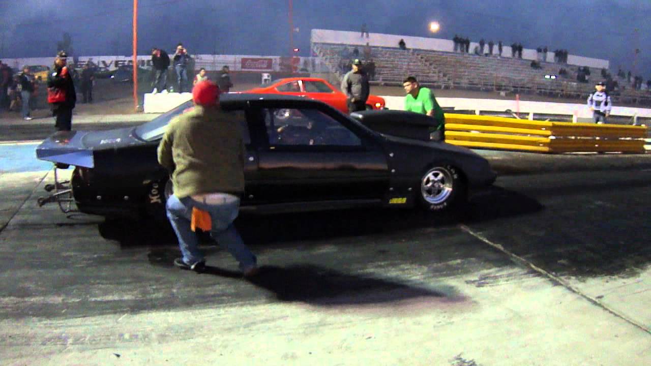Mexicali Pista Baja Drag semifinal B-1 - YouTube