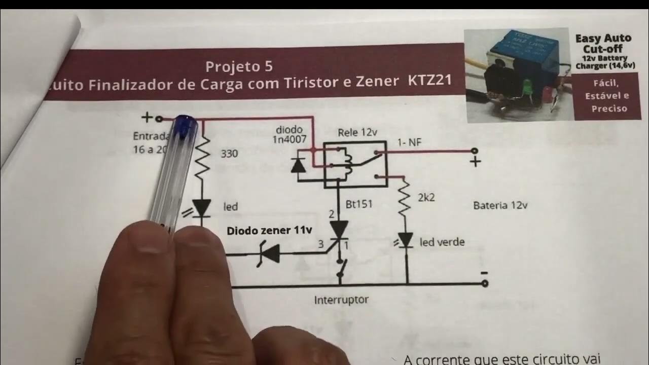 Circuito para Carregador de Baterias 12v - Análise de Funcionamento do ...