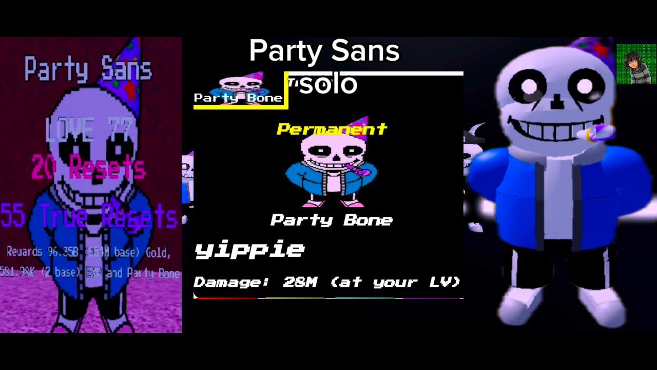 (Undertale Mania Of Heroes): Party Sans - YouTube