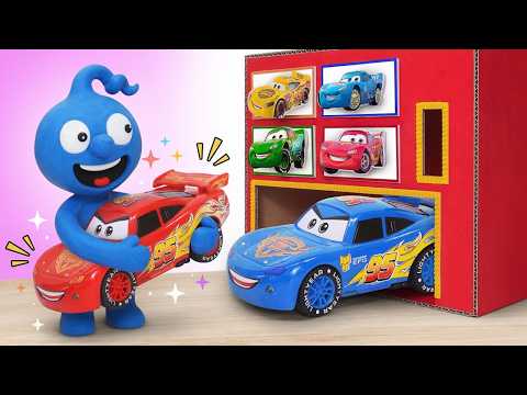 Tiny Veut Construire Une SUPERCAR à Partir Du Distributeur Automatique De Jouets 🚗 Clay Mixer Heroes