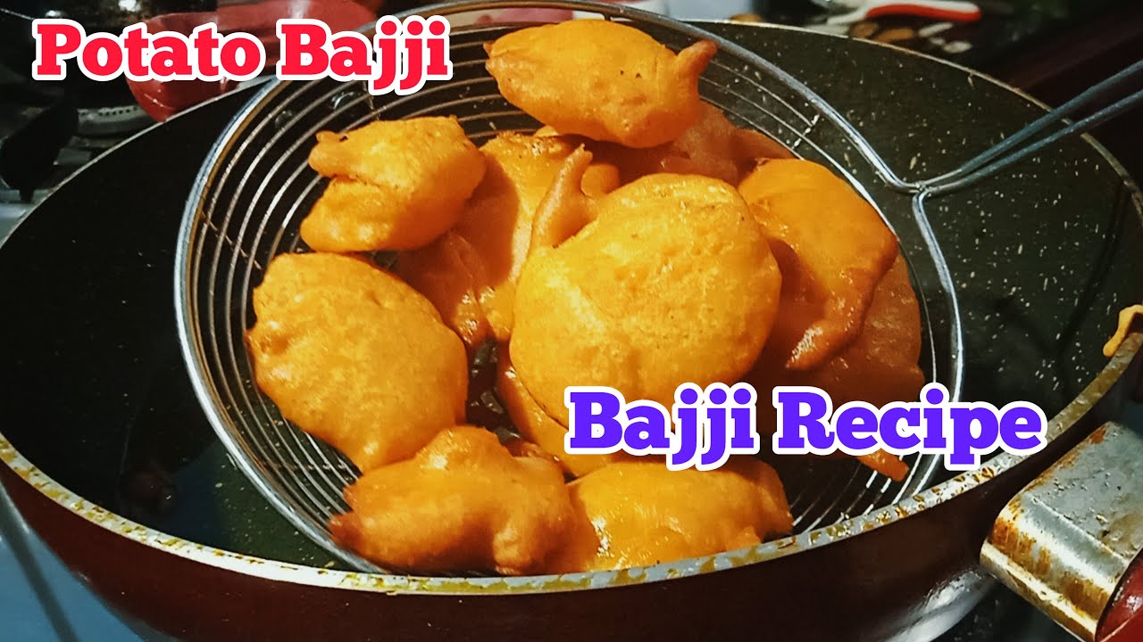 Potato Bajji |How to make bajji|Bajji Evening snacks recipe - YouTube