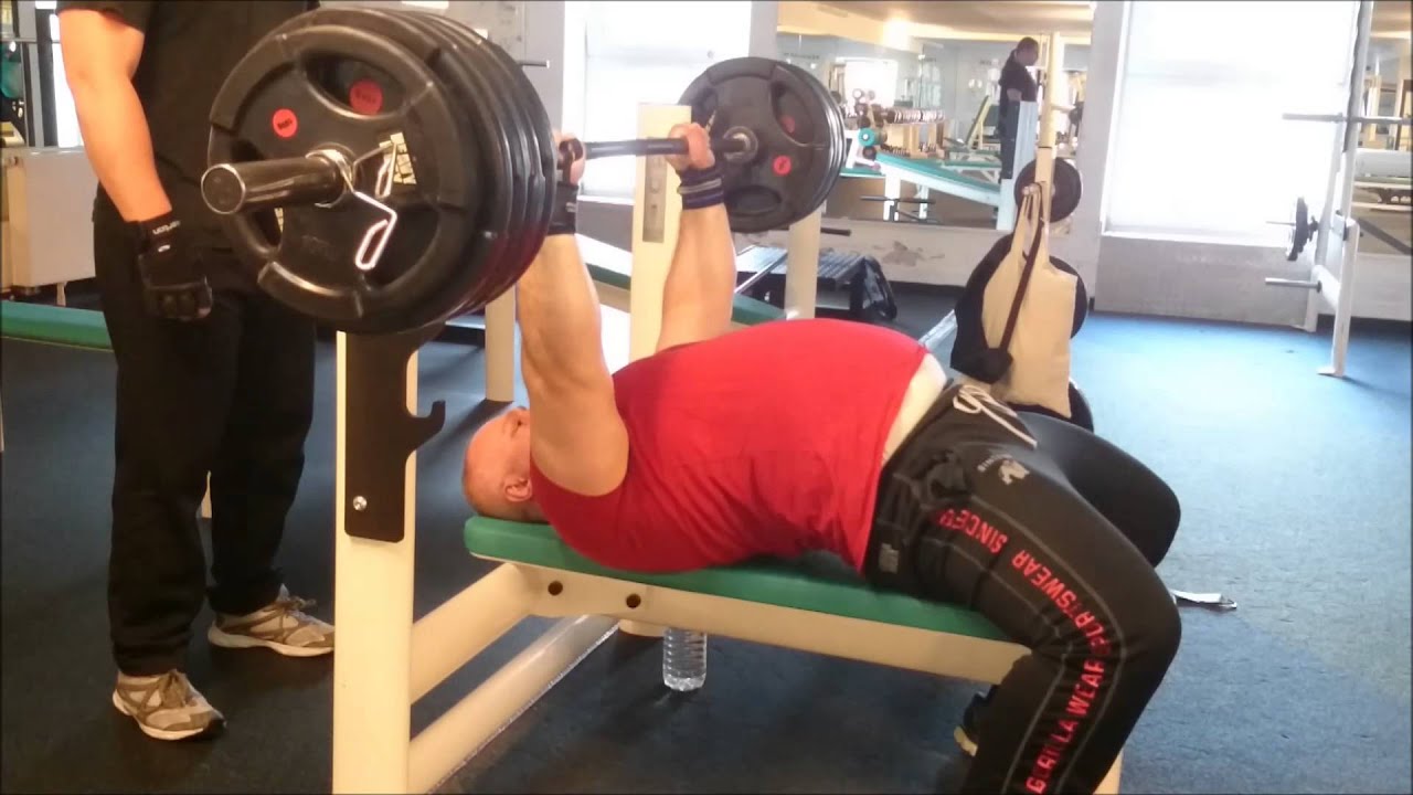 Raw Bench Press 180 kg paused Yasar Kücük 2015 - YouTube
