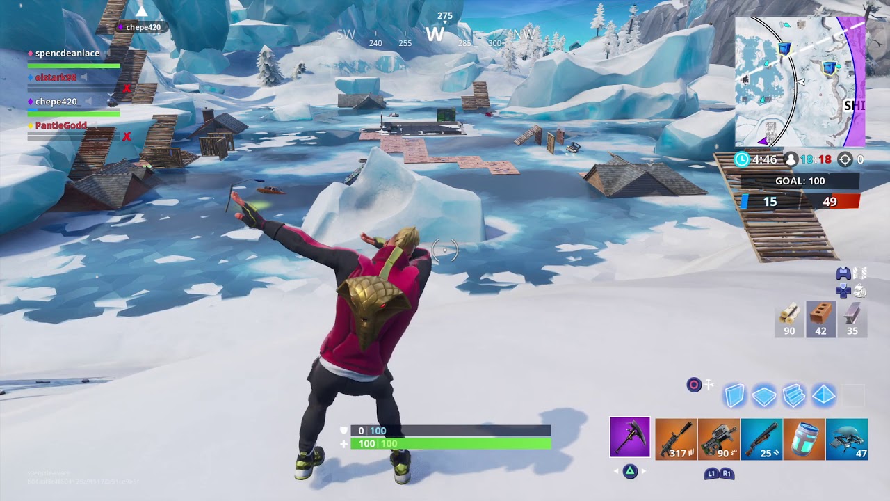 Fortnite conga all the way - YouTube